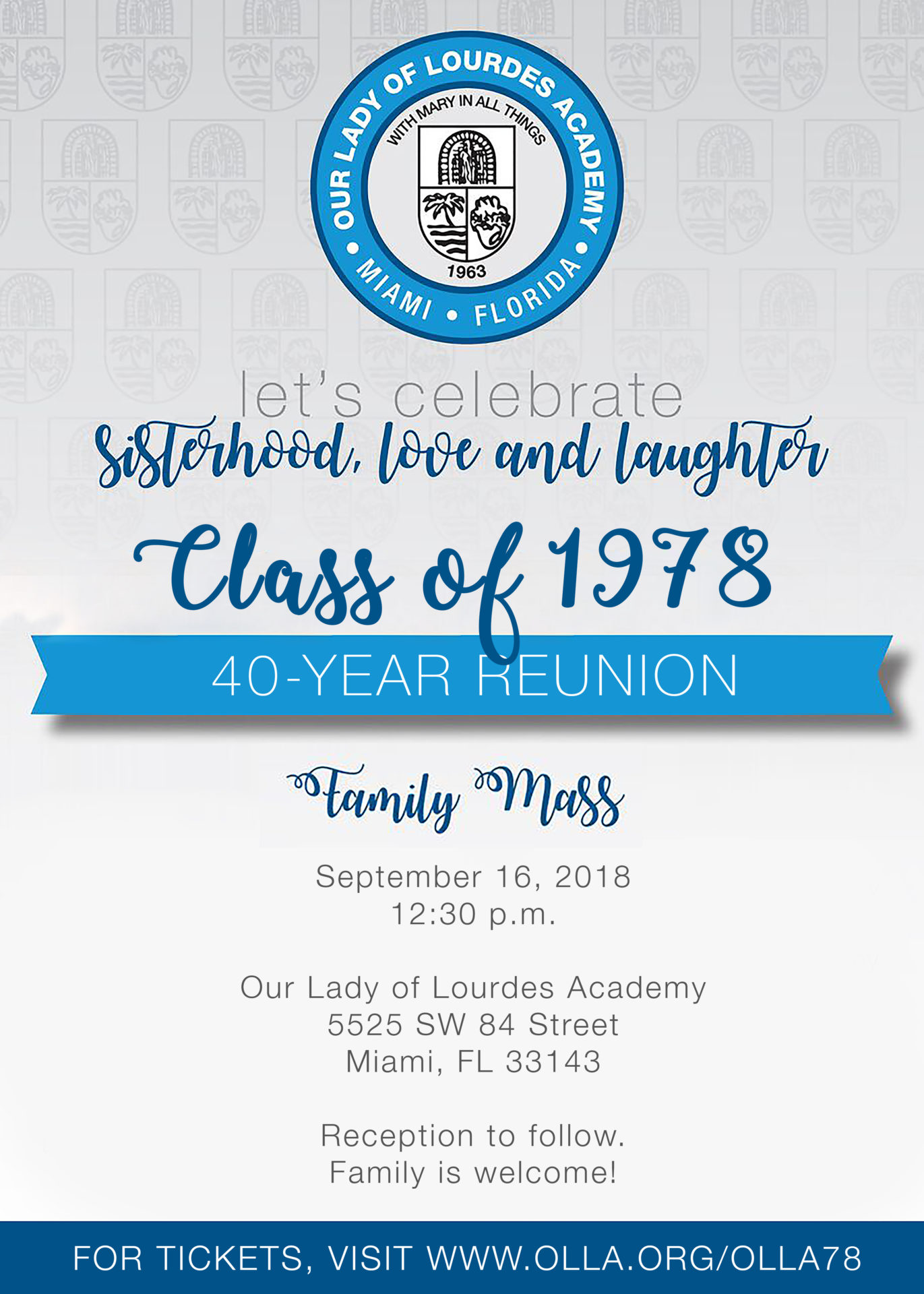 Class of 1978 Reunion – Lourdes Academy